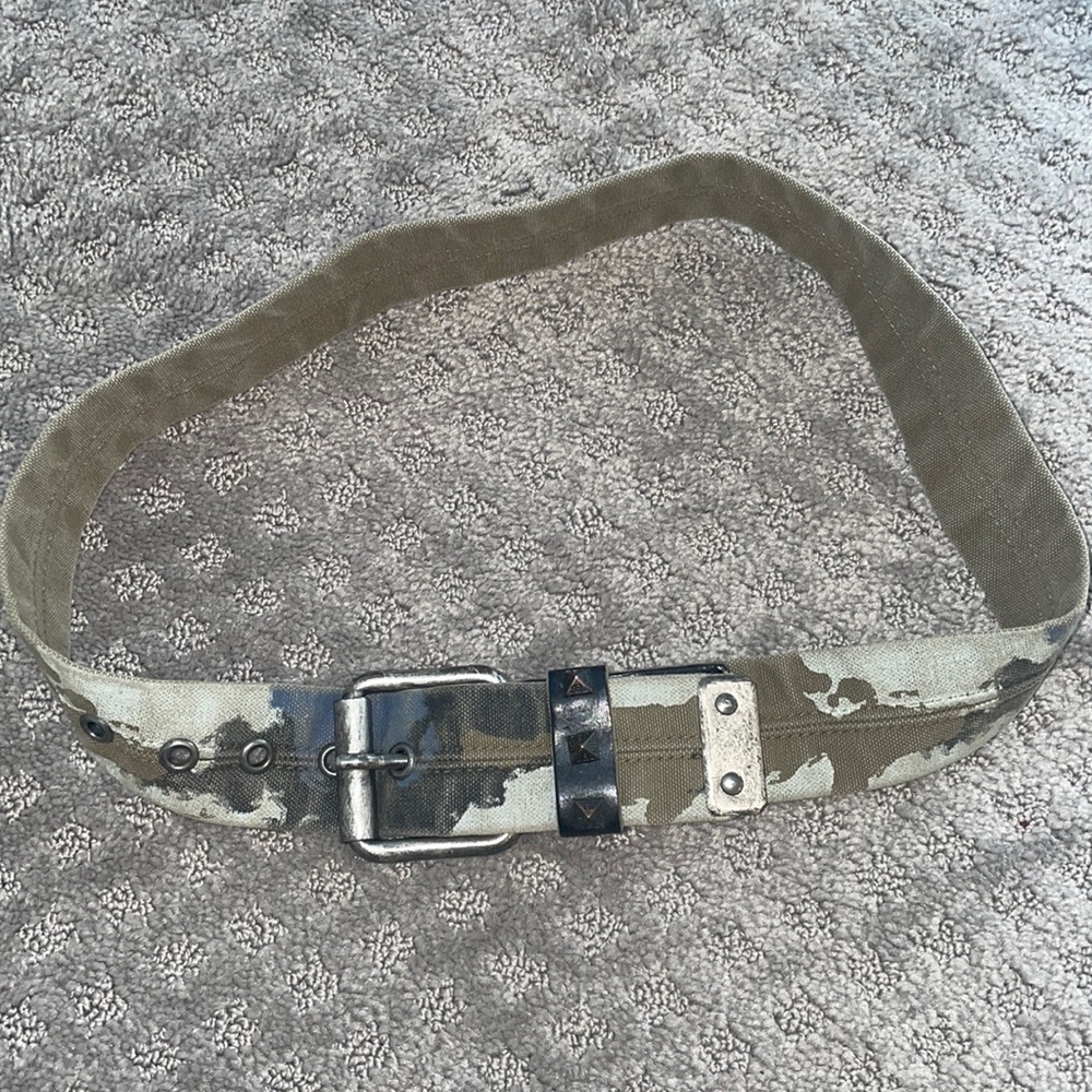 Diesel Camo Belt. So Small, Made In Italy. - Gem